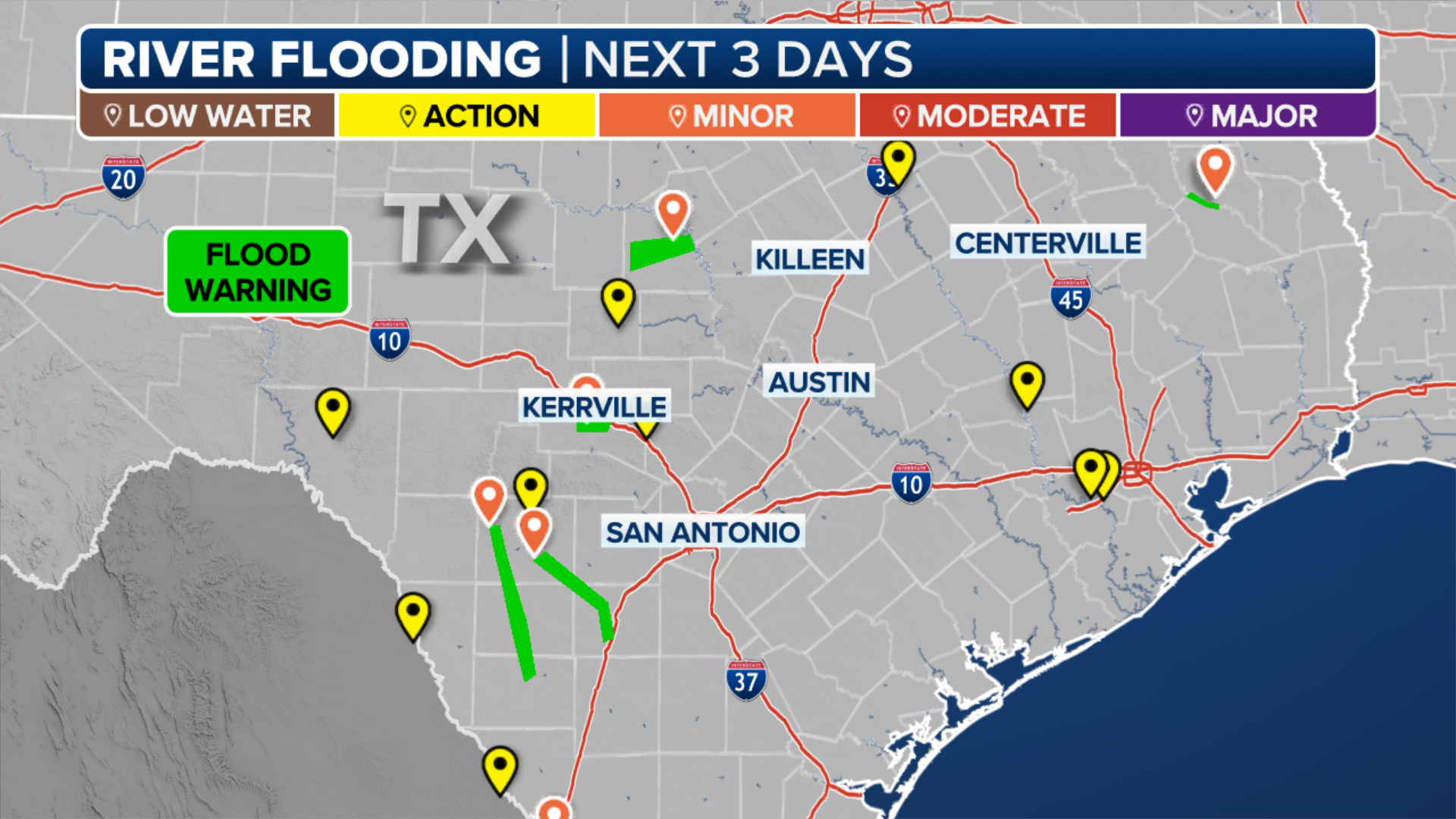 Flood Emergencies spread to near Austin as Texas Hill Country reels ...